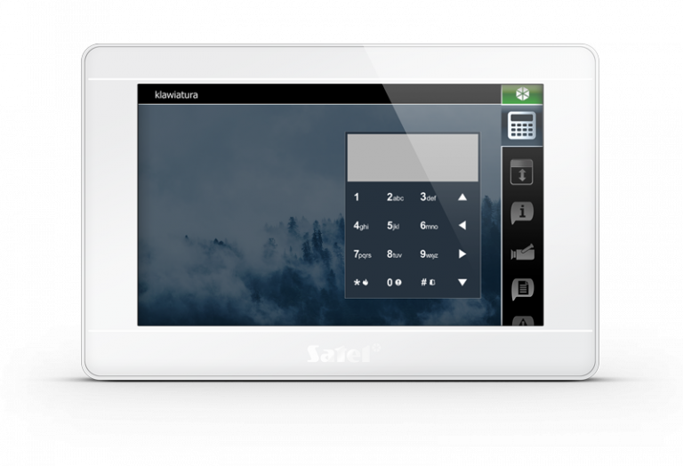 INT-TSI-W –Manipulator z ekranem dotykowym – SATEL
